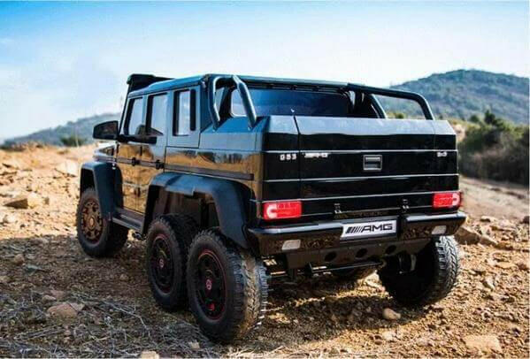 24V Mercedes G63S AMG Ride-On Six Wheel Drive R/C MP3 LED Lights