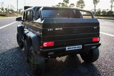 24V Mercedes G63S AMG Ride-On Six Wheel Drive R/C MP3 LED Lights